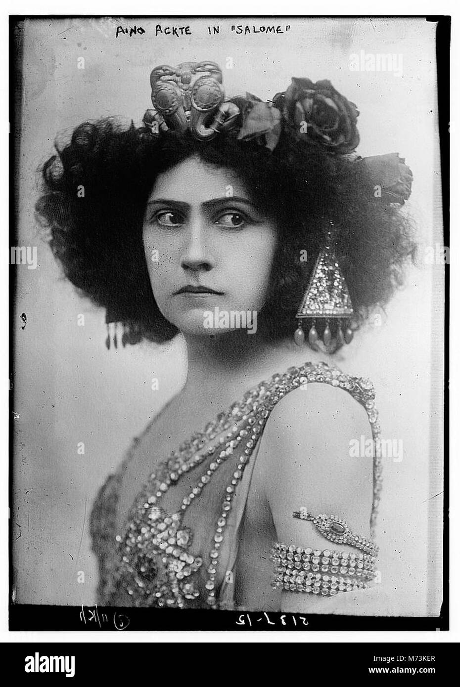 A performance photograph of Ainoo Ackte portraying Salome, showcasing a ...