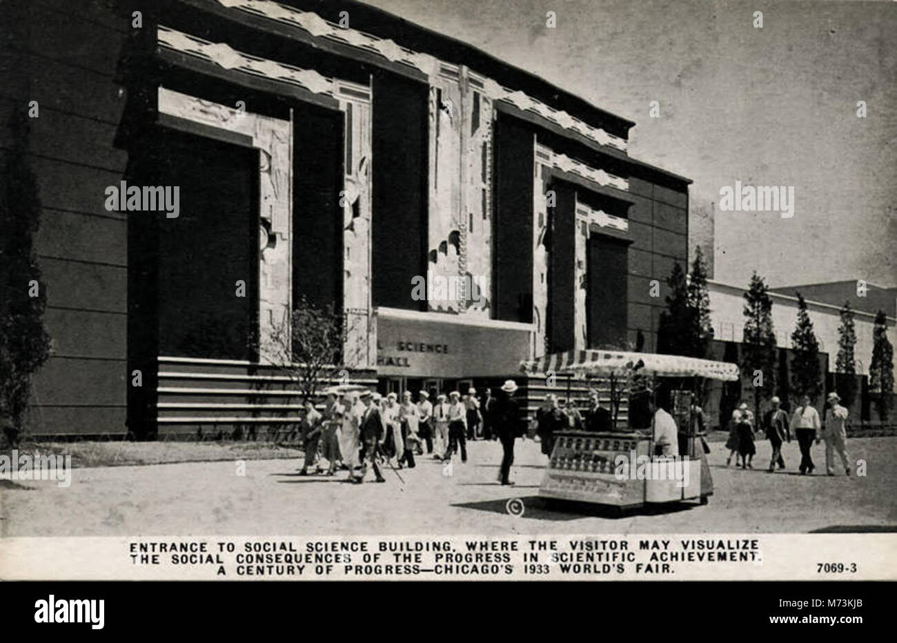 The entrance to the Social Science Building, designed to allow visitors ...