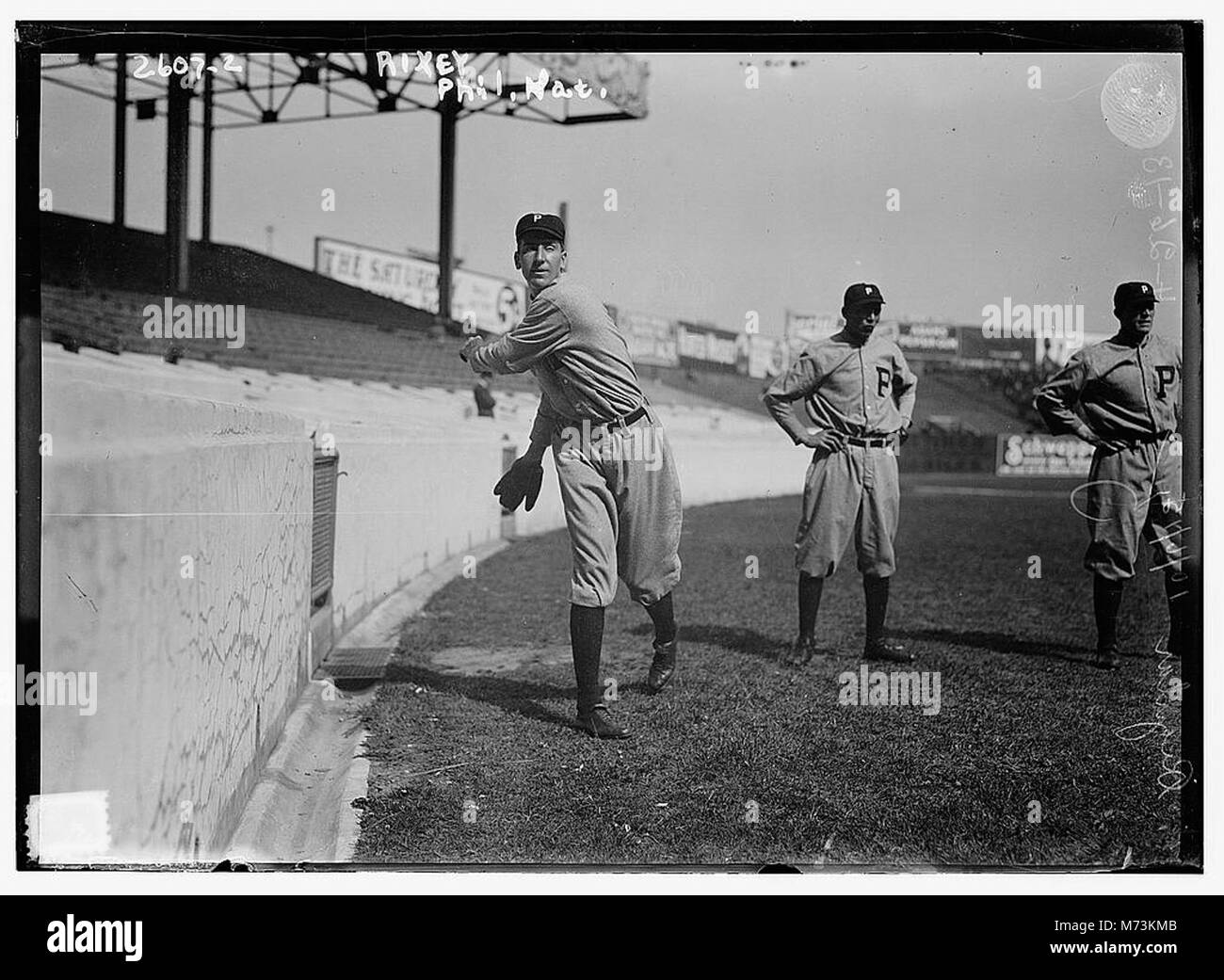 A portrait of Eppa Rixey, a professional baseball player for the ...