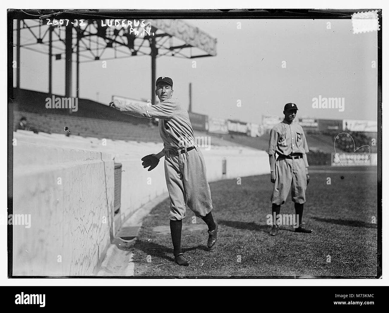 A photograph of baseball players Eppa Rixey and Erskine Mayer, members ...