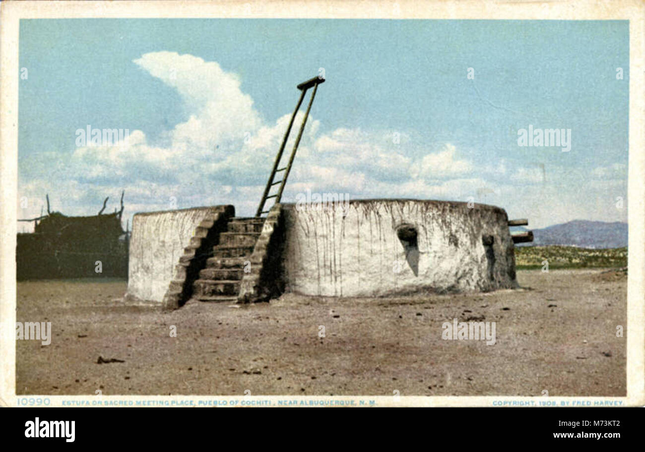 The Estufa, a sacred meeting place of the Pueblo of Cochiti, holds deep ...