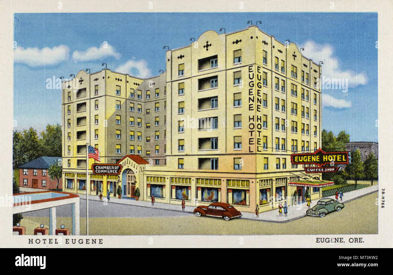 Photo of the Hotel Eugene, located in Eugene, Oregon, showcasing the ...