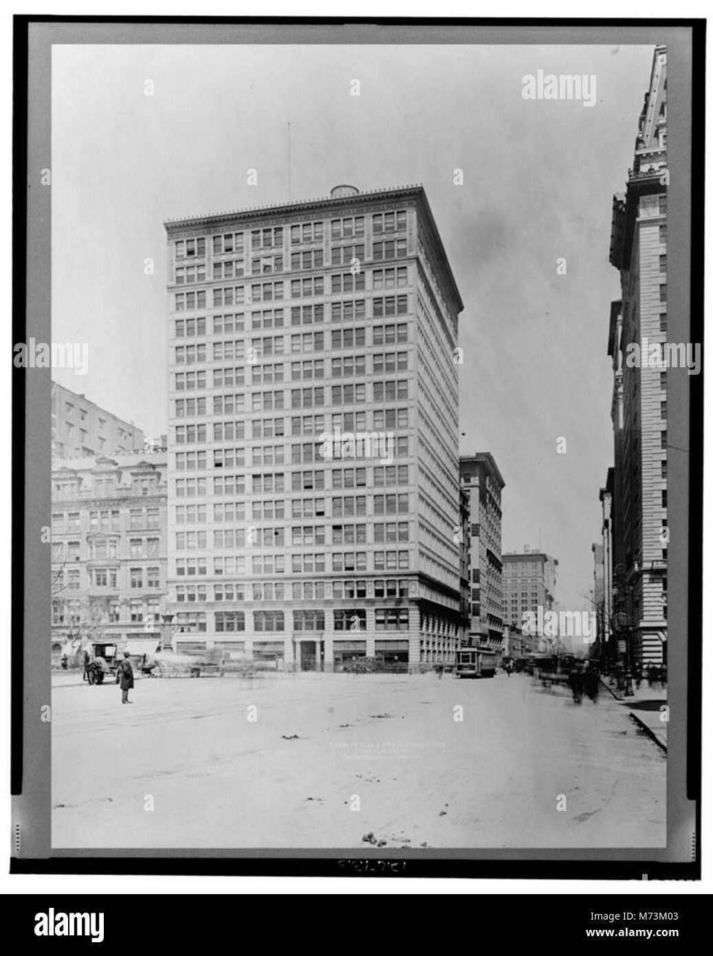 This photograph shows the Everett Building and the intersection of 4th ...