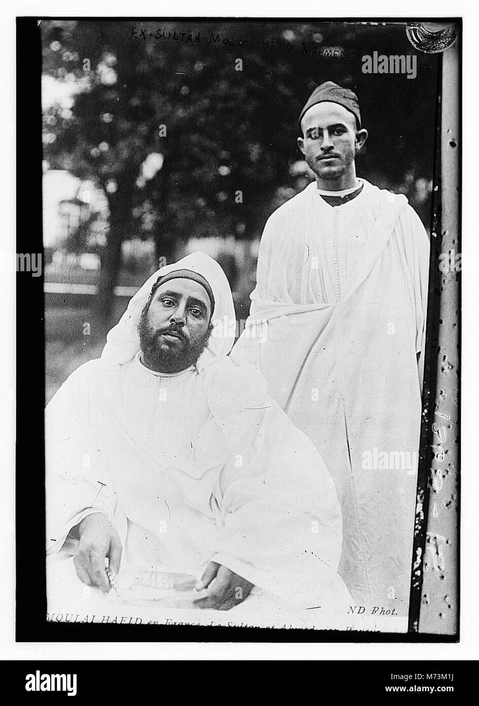 Portrait sultan of morocco Black and White Stock Photos & Images - Alamy