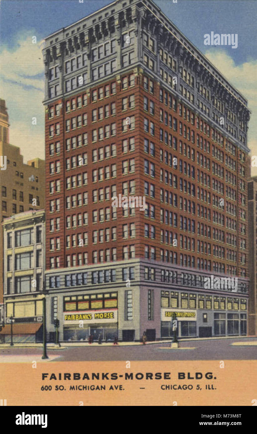 The Fairbanks-Morse Building, located at 600 South Michigan Avenue in ...