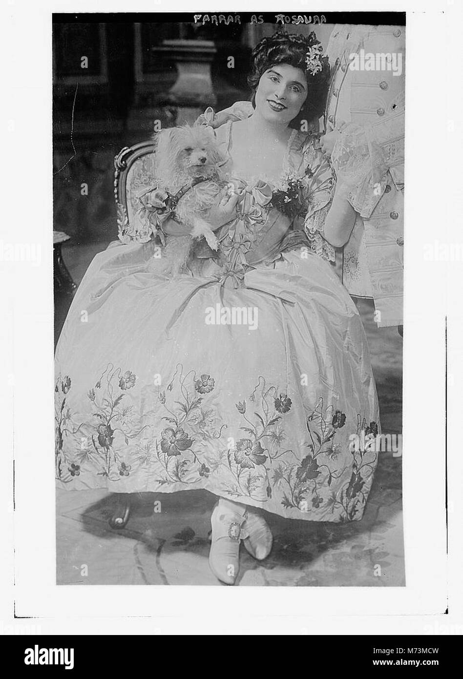 A portrait of the actress Farrar, portraying the character Rosaura. The ...
