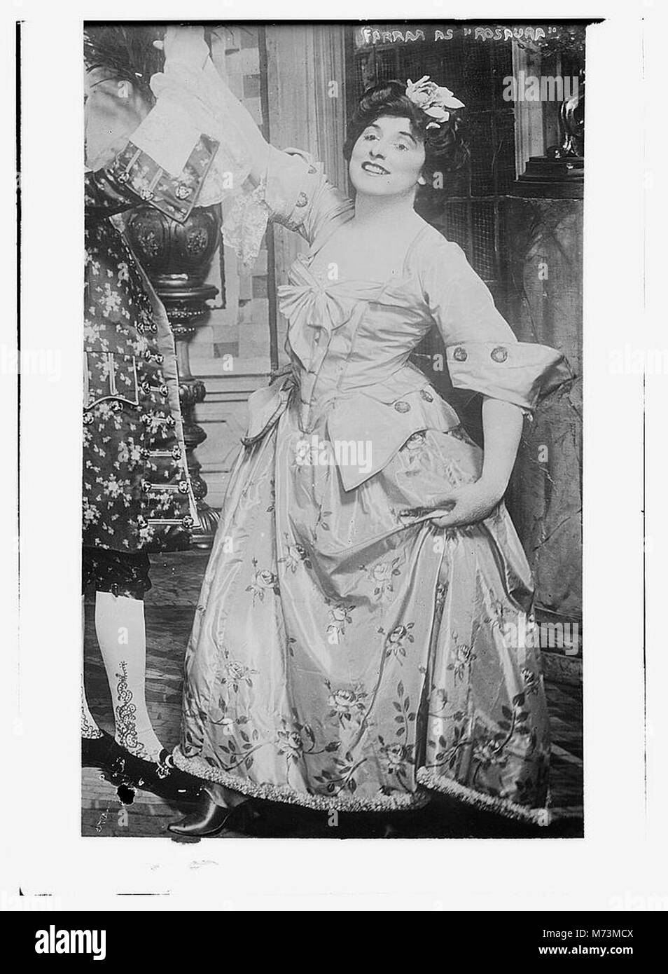 A portrait of actress Farrar portraying the character Rosaura ...