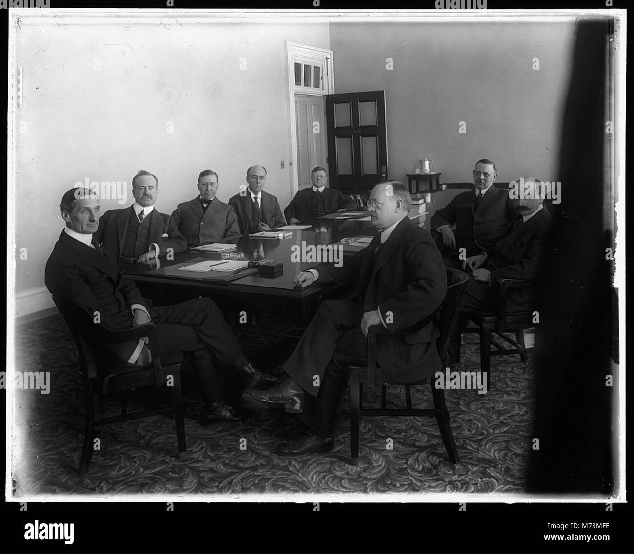 A photograph depicting the Federal Reserve Board, the central banking ...