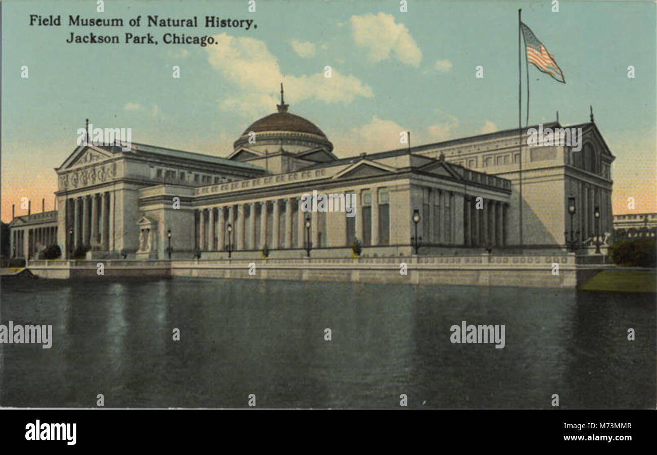 The Field Museum of Natural History in Jackson Park, Chicago, shown in ...