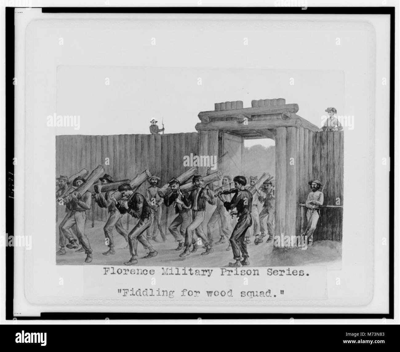 The 'Fiddling for wood squad' photograph is part of a series from the ...