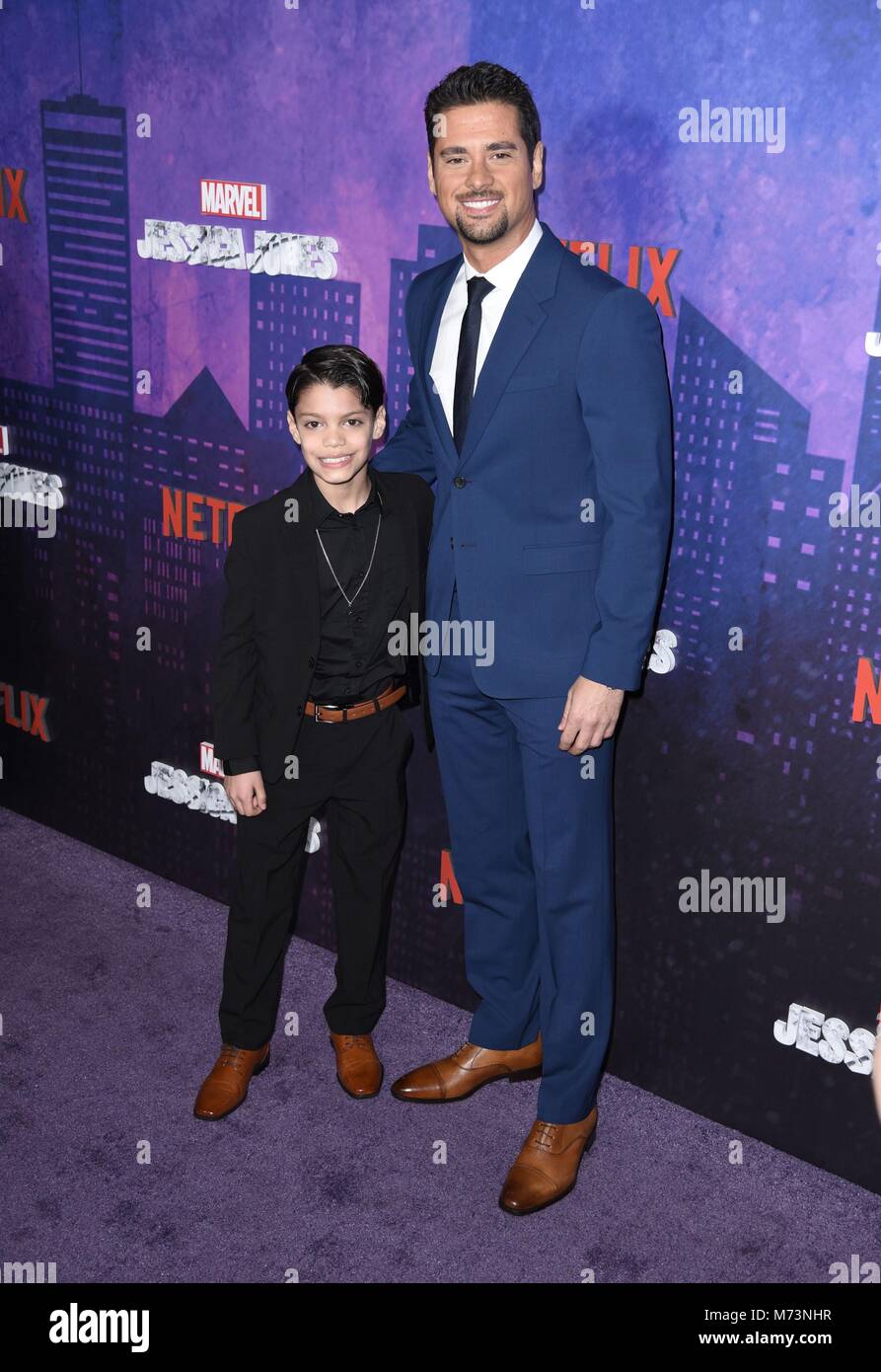 New York, NY, USA. 7th Mar, 2018. Kevin Chacon, J. R. Ramirez at ...