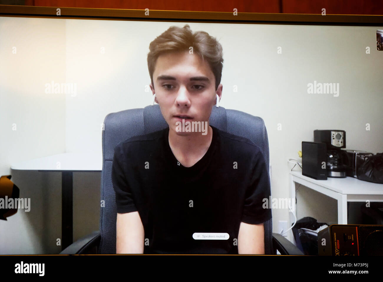 17-year old Marjory Stoneman Douglas High School student David Hogg ...