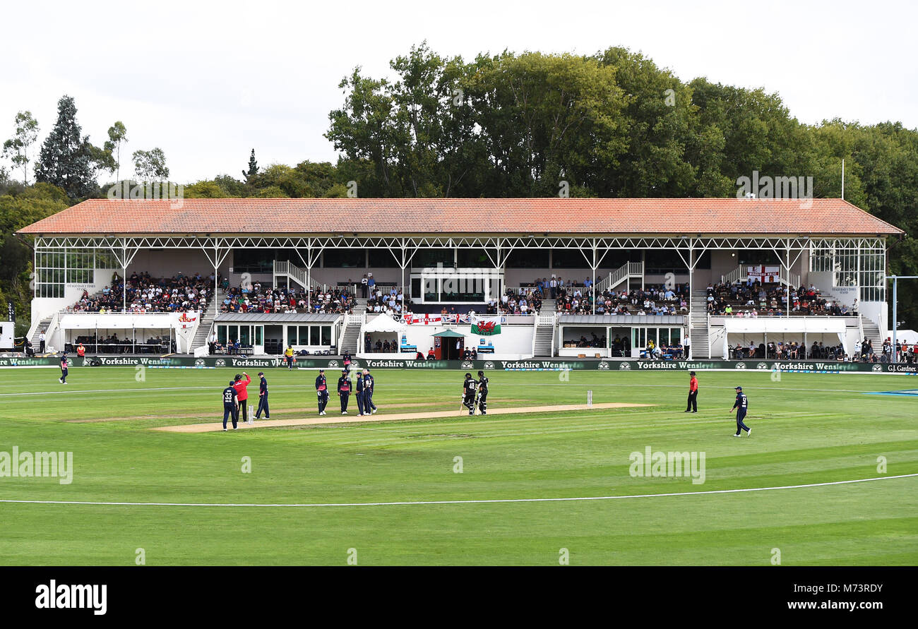 University Oval, Dunedin, New Zealand. 7th Mar, 2018. 4th ODI ...