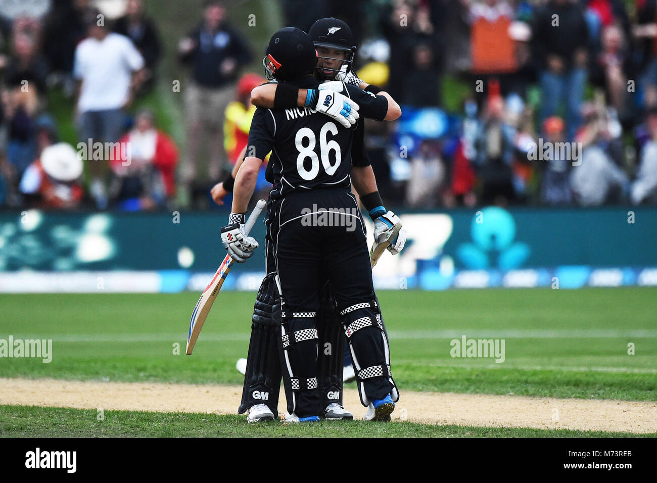 University Oval, Dunedin, New Zealand. 7th Mar, 2018. 4th ODI ...