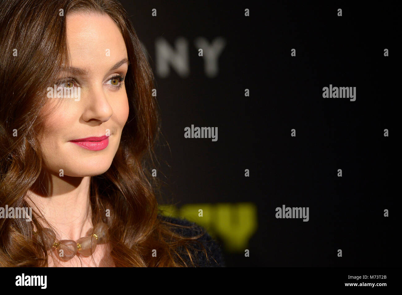 Madrid, Spain. 08th Mar, 2018. Sarah Wayne Callies attends 'Colony ...