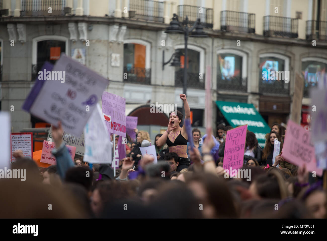 Feminist protest hi-res stock photography and images - Alamy