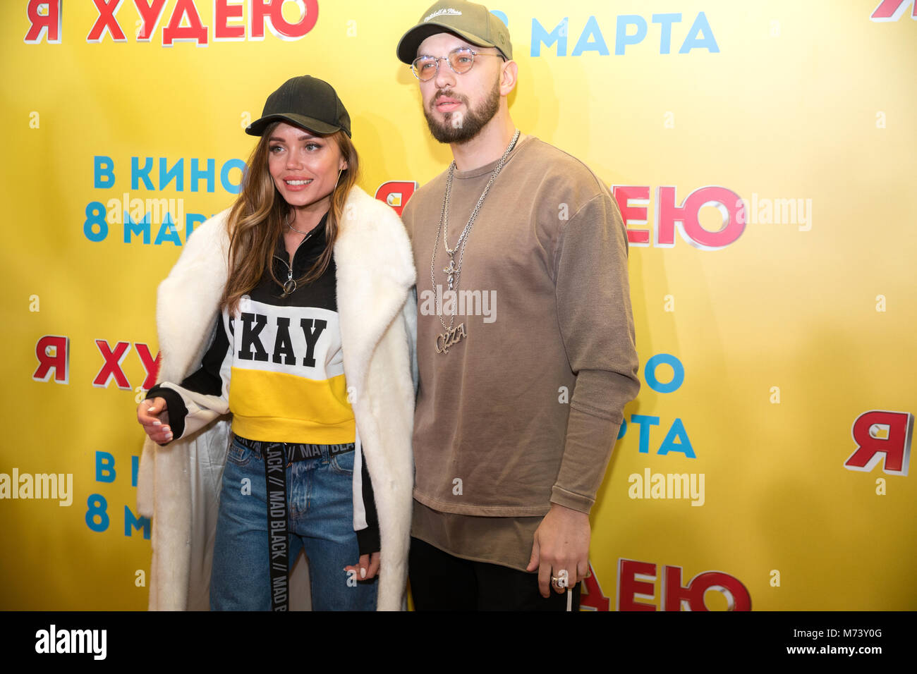 Moscow, Russia. 6th March, 2018. Russian rapper Alexander Stepanov ...