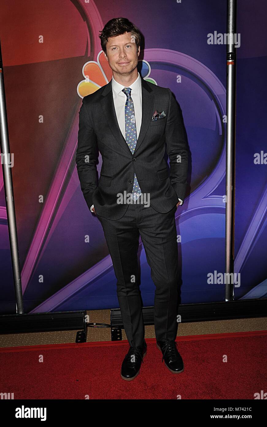 New York, NY, USA. 8th Mar, 2018. Anders Holm at arrivals for 2018 NBC ...