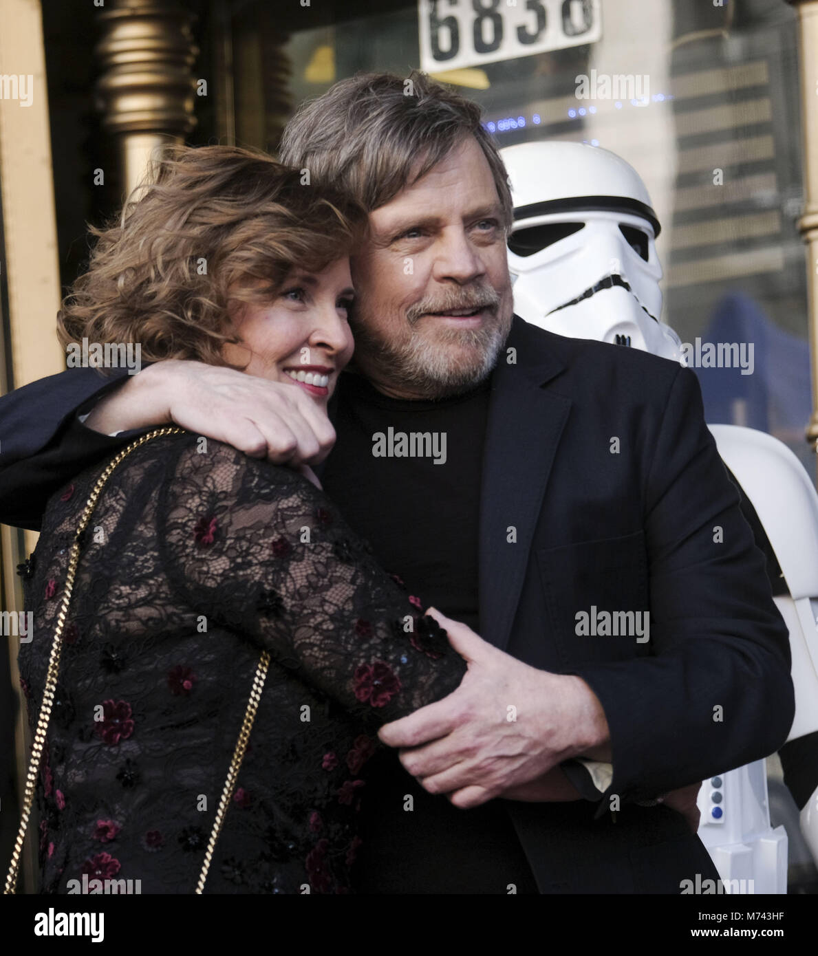 Los Angeles, California, USA. 8th Mar, 2018. Actor Mark Hamill ad his ...