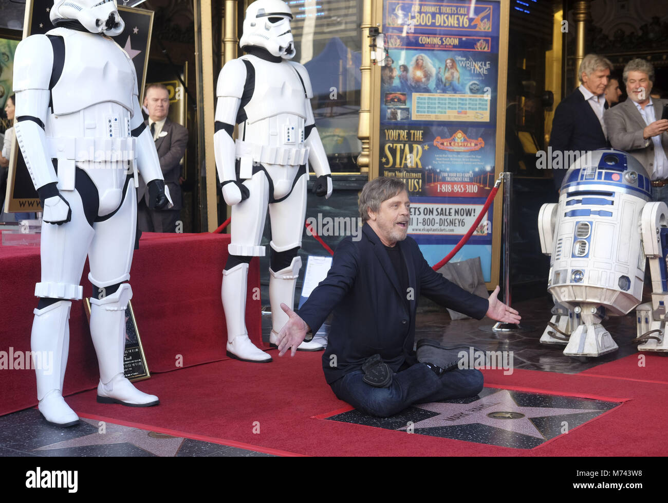 Los Angeles, California, USA. 8th Mar, 2018. Actor Mark Hamill, attends ...