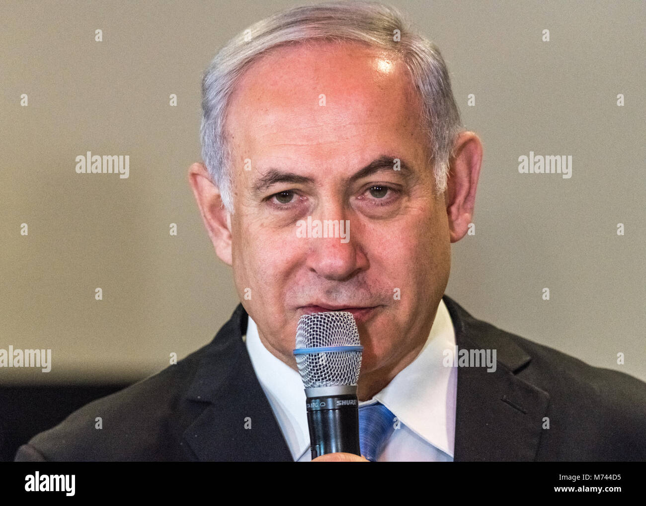 Benjamin netanyahu portrait hi-res stock photography and images - Alamy