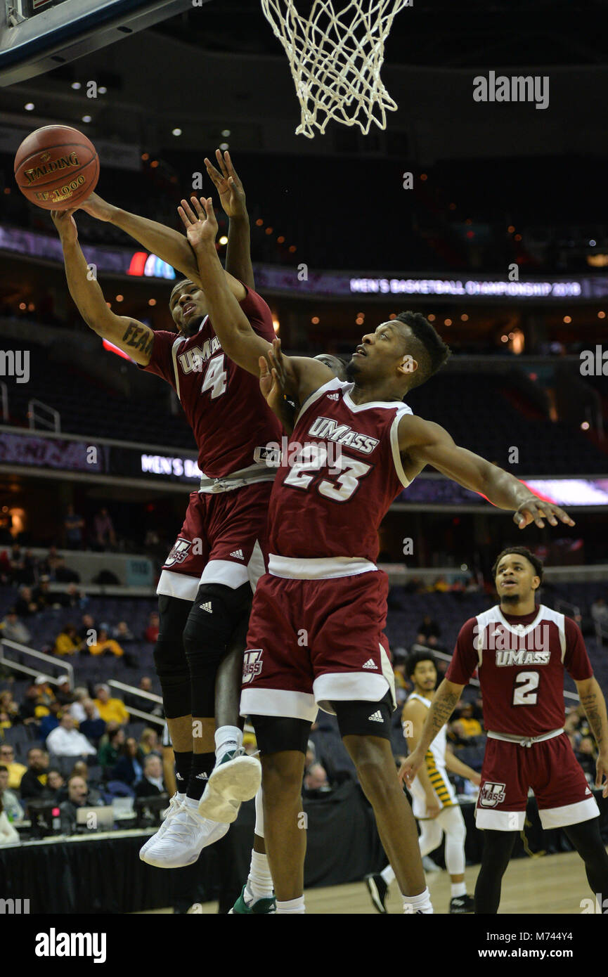 Washington, DC, USA. 8th Mar, 2018. UNIQUE MCLEAN (4) and C.J. ANDERSON ...