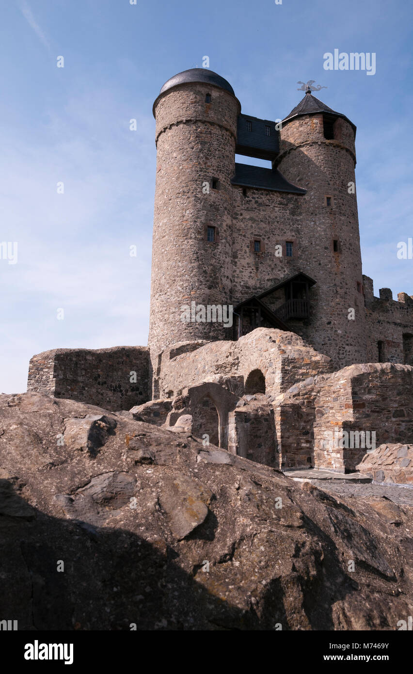 Burg Greifenstein, Hessen, Deutschland, Europa Stock Photo - Alamy
