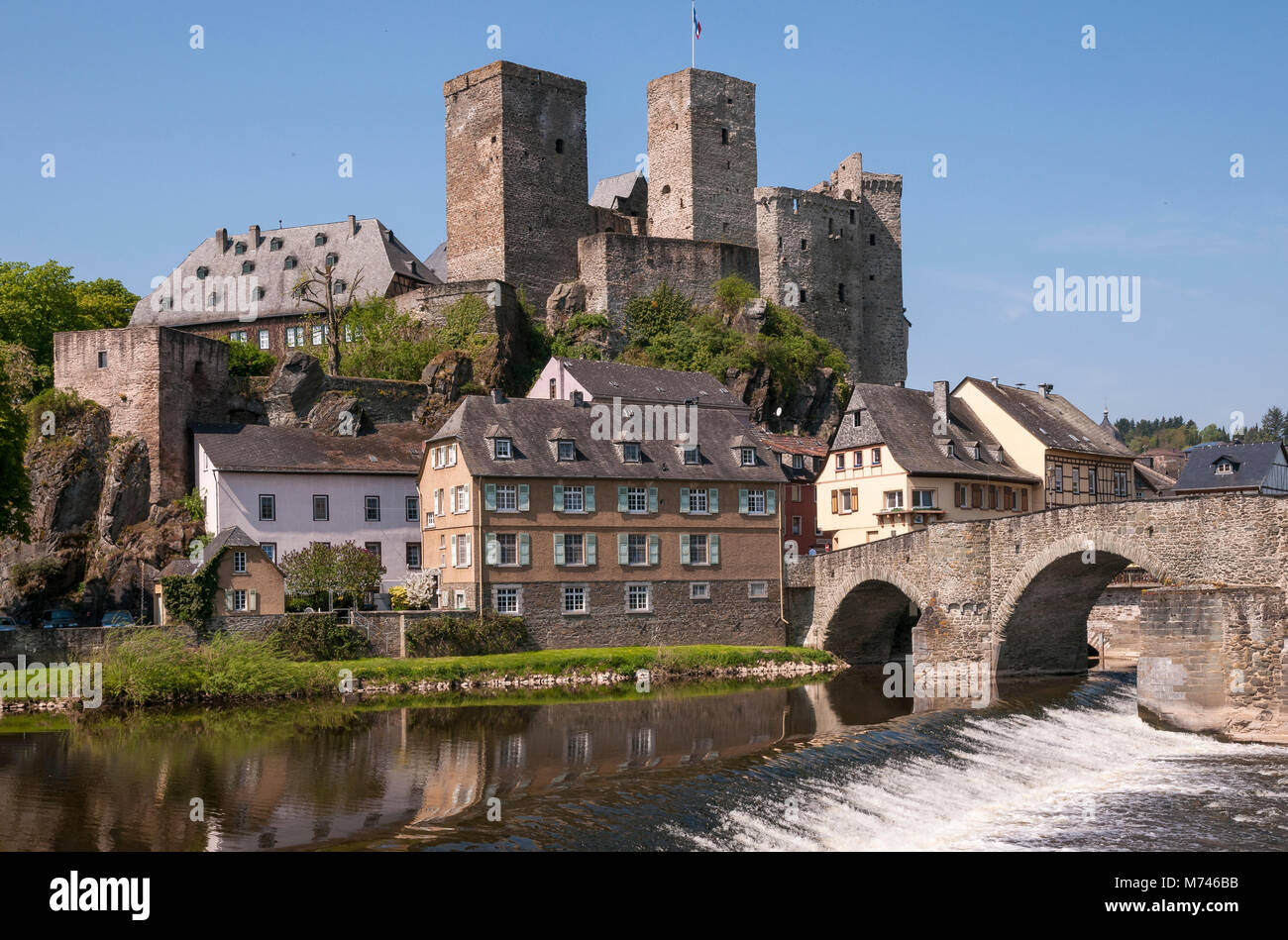 Burg Runkel, Hessen, Deutschland, Europa Stock Photo - Alamy