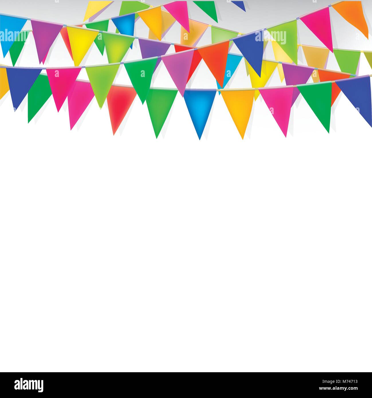 Party color flag Background - Vector Illustration Stock Vector Image ...