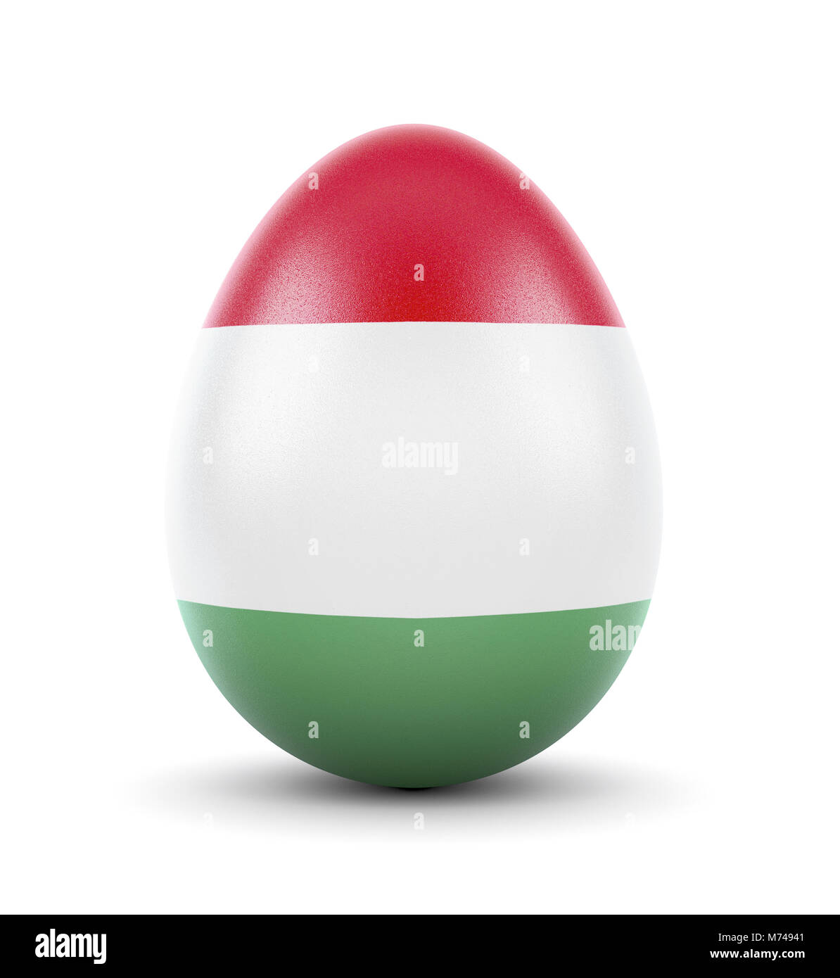 High quality realistic rendering of an glossy egg with the flag of ...