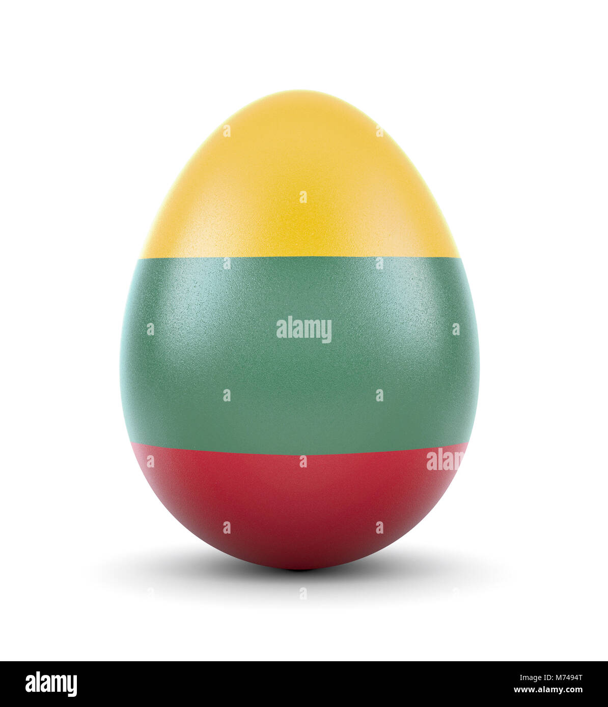 High quality realistic rendering of an glossy egg with the flag of ...