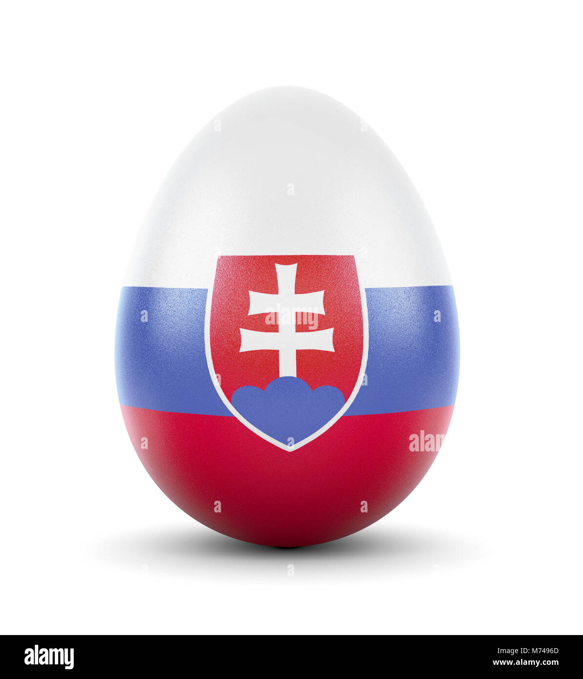 High quality realistic rendering of an glossy egg with the flag of ...