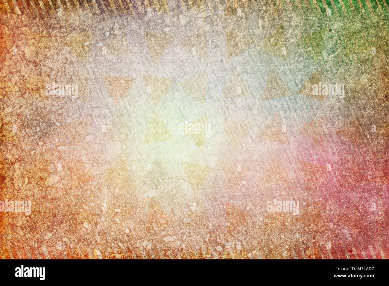 Generative triangle pixel mosaic for design wallpaper, texture or ...