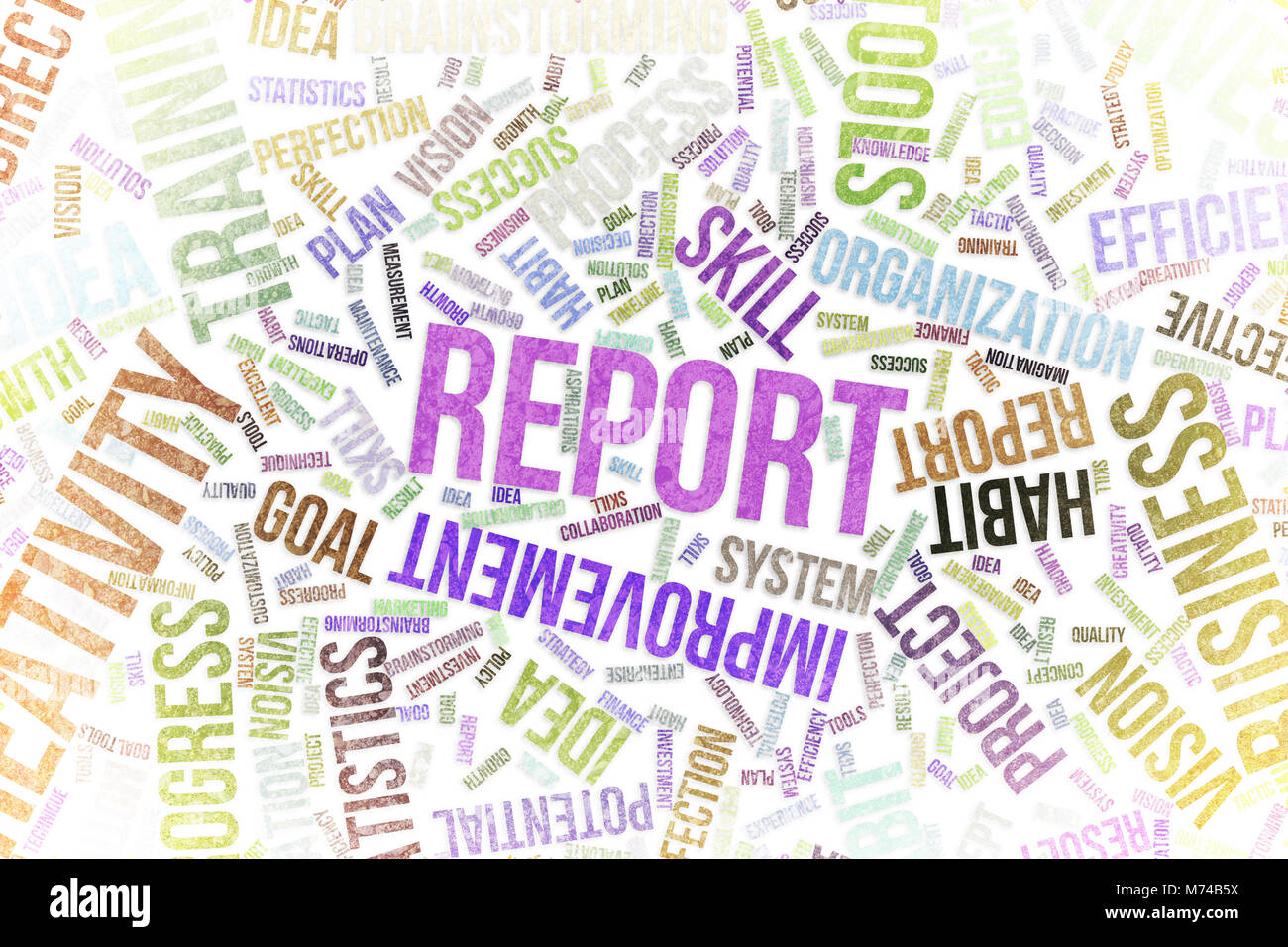 Report, business conceptual word cloud for for design wallpaper ...