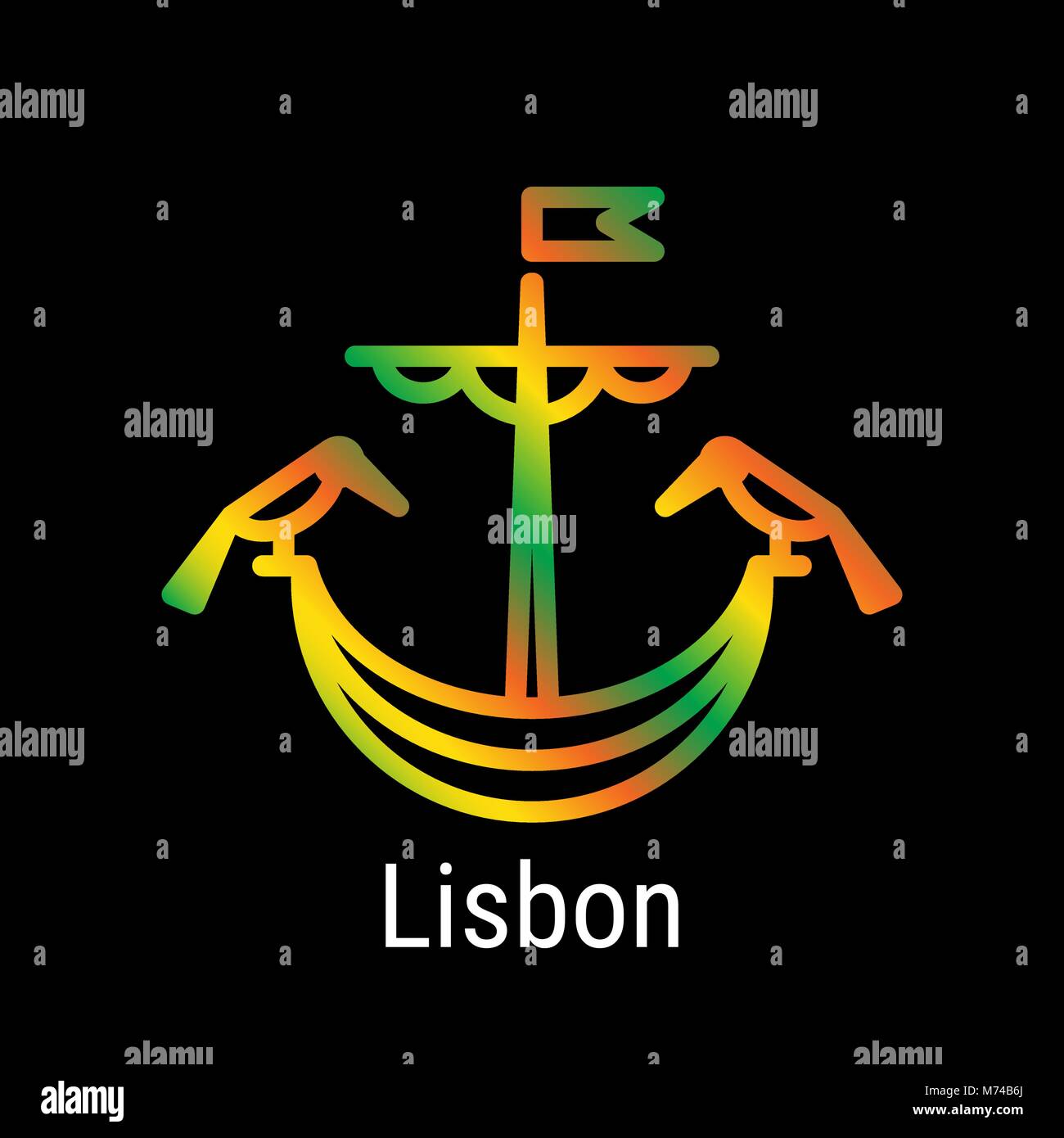 Coat of arms of lisbon Stock Vector Images - Alamy