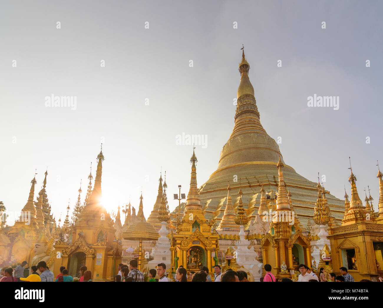 Yangon (Rangoon): Shwedagon Pagoda, , Yangon Region, Myanmar (Burma ...