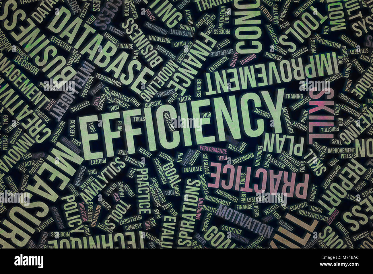 Efficiency, business conceptual word cloud for for design wallpaper ...