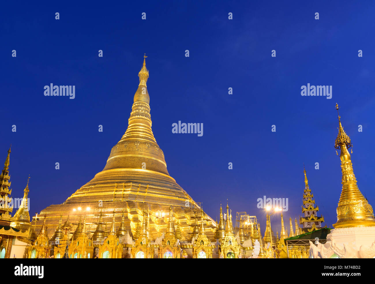 Yangon (Rangoon): Shwedagon Pagoda, , Yangon Region, Myanmar (Burma ...