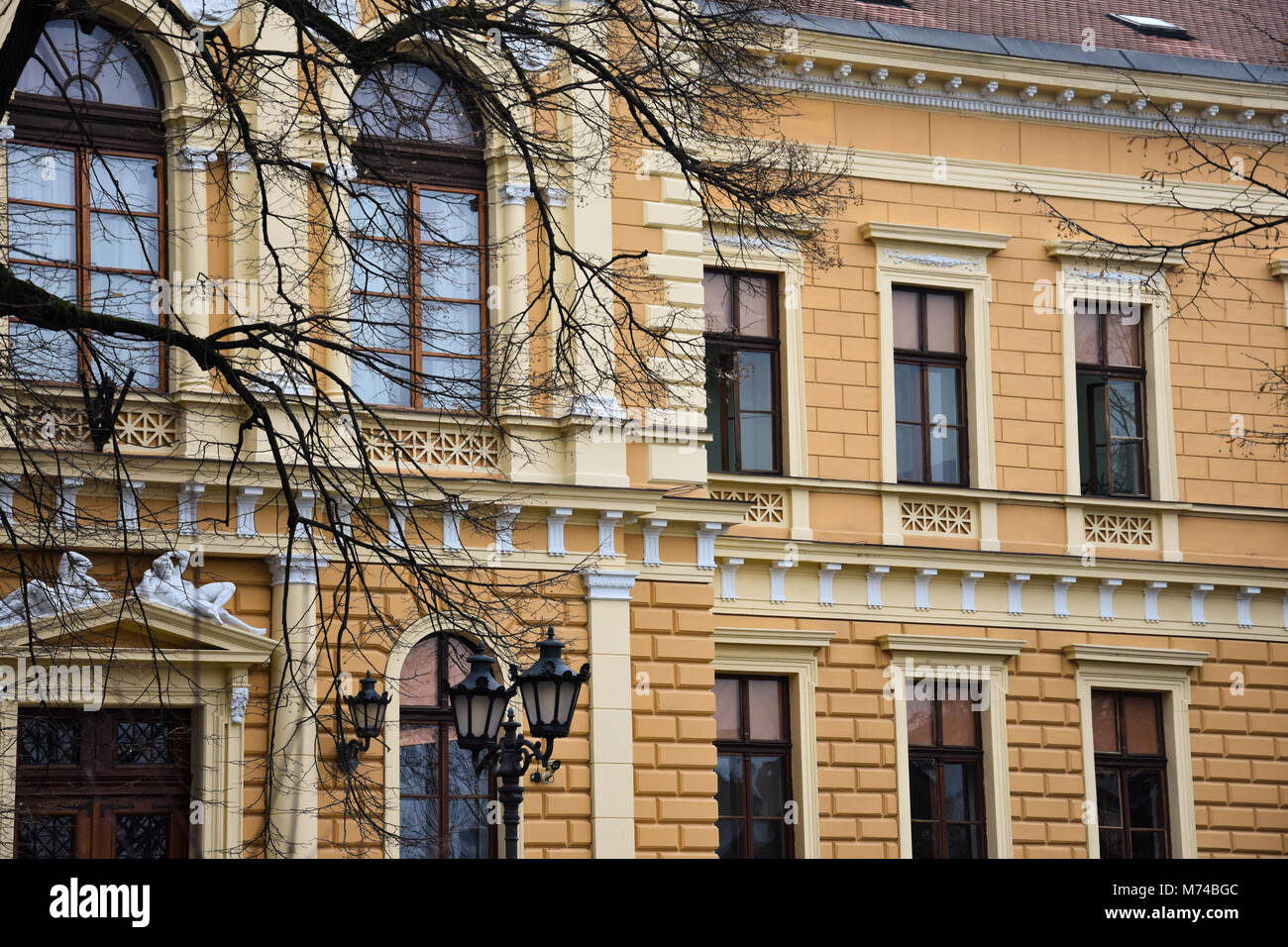 Old Building Facade. Novi Sad, Serbia Stock Photo - Alamy