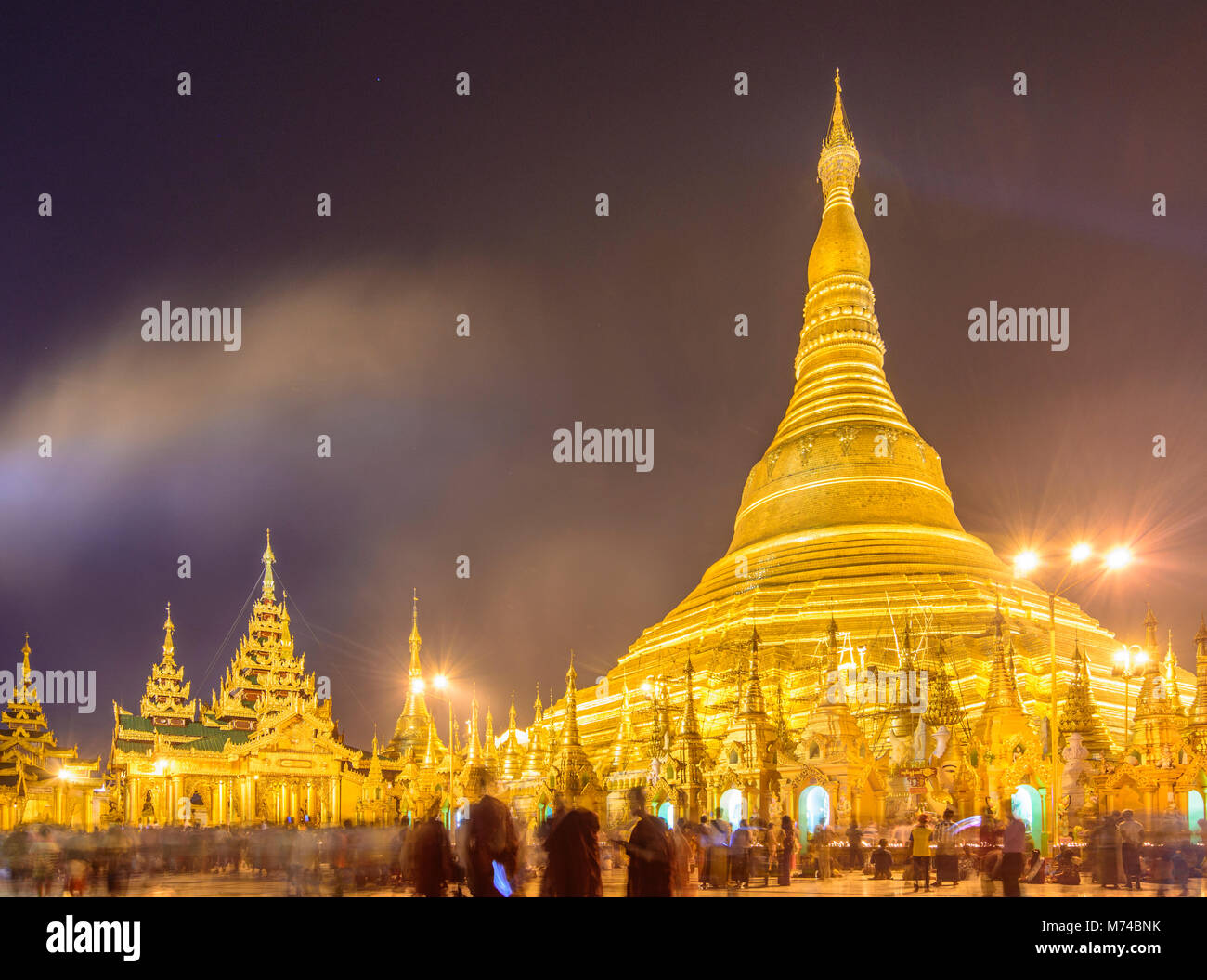 Yangon (Rangoon): Shwedagon Pagoda, , Yangon Region, Myanmar (Burma ...