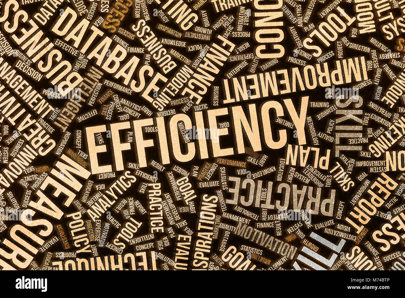 Efficiency, business conceptual word cloud for for design wallpaper ...