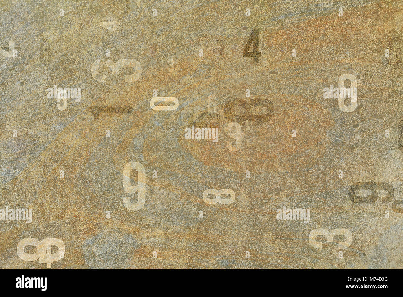 Colorful & blur number from 0 to 9, word cloud for education or ...