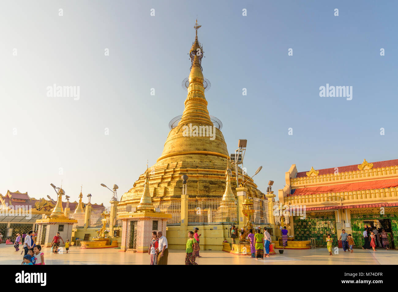 Yangon (Rangoon): Botataung Paya temple: zedi (stupa), , Yangon Region ...