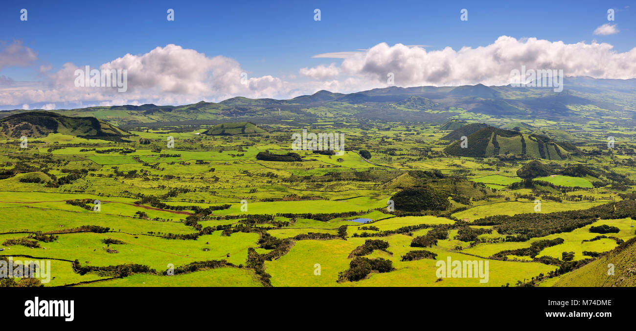 Pico volcanic craters. Azores islands, Portugal Stock Photo - Alamy
