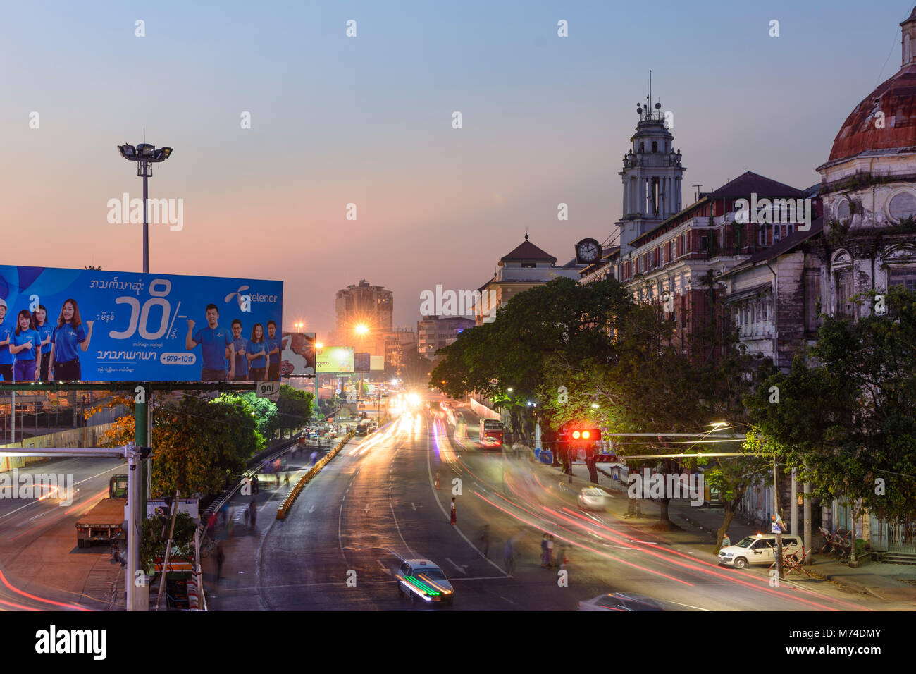 Yangon (Rangoon): Customs House, Yangon Divisional Court, Strand Road ...