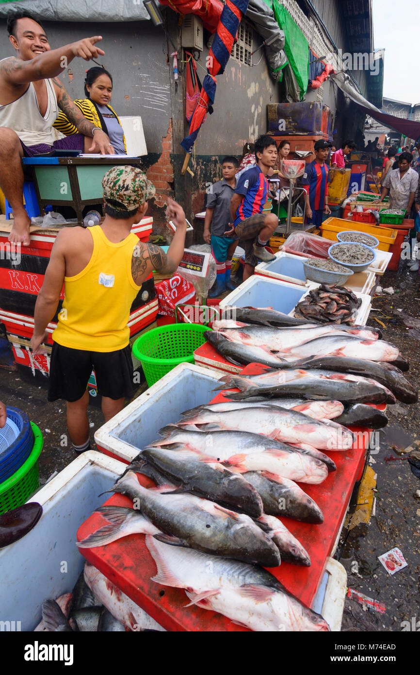Yangon (Rangoon): San Pya Fish Market, , Yangon Region, Myanmar (Burma Stock Photo - Alamy