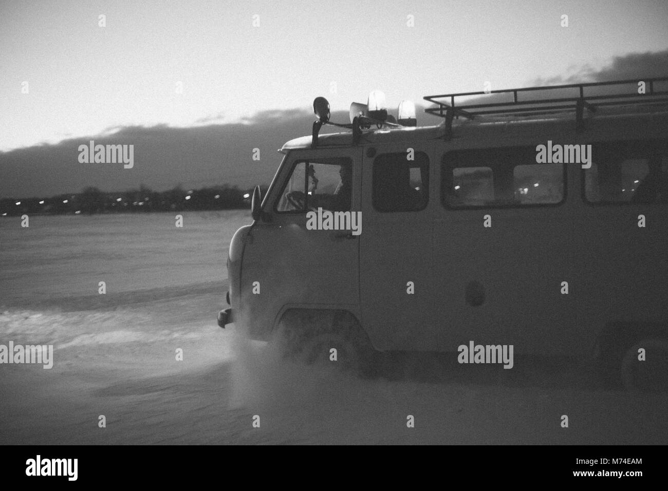 Car yellow green Black and White Stock Photos & Images - Alamy