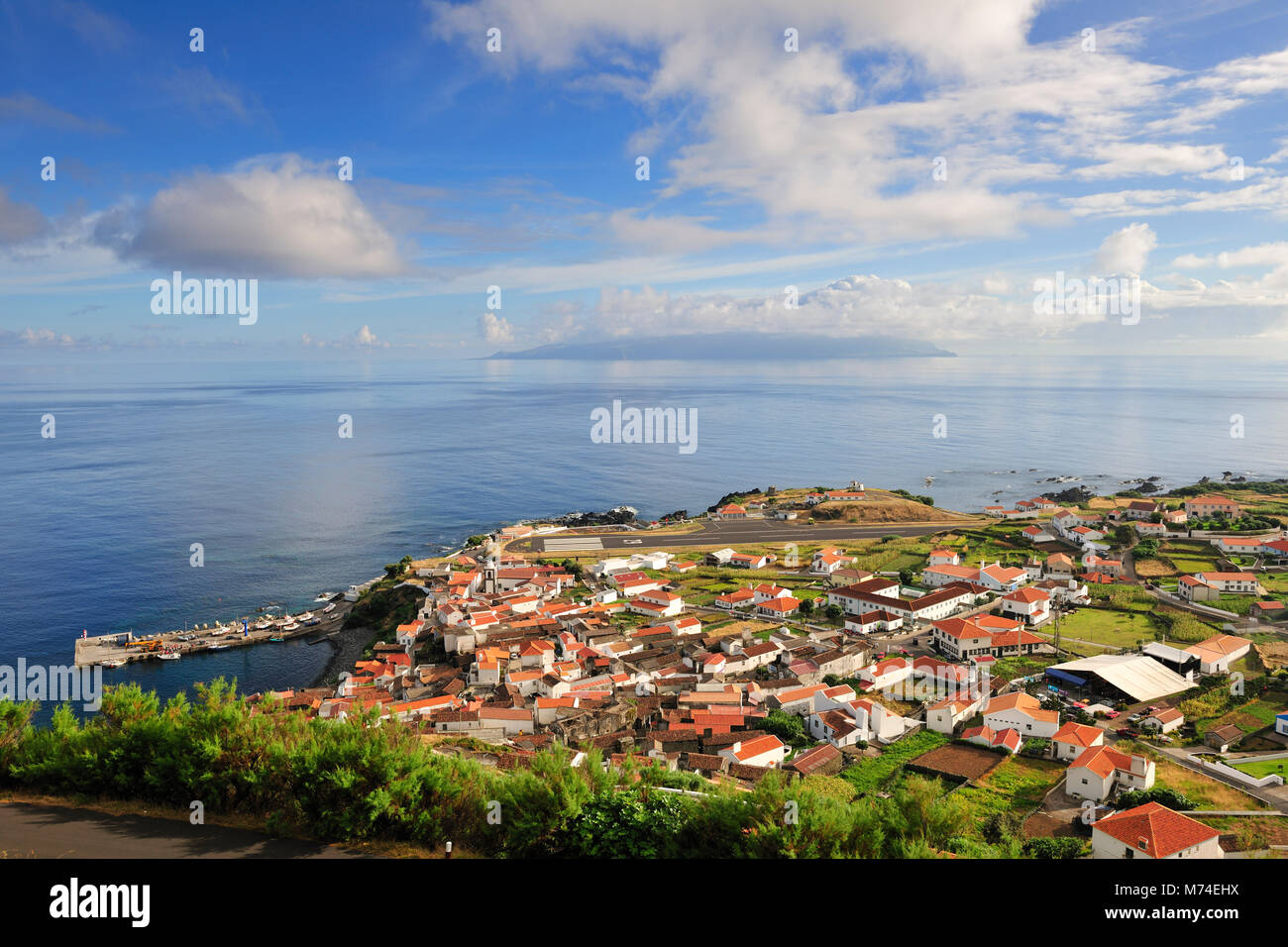 Vila Nova do Corvo. Azores islands, Portugal Stock Photo - Alamy