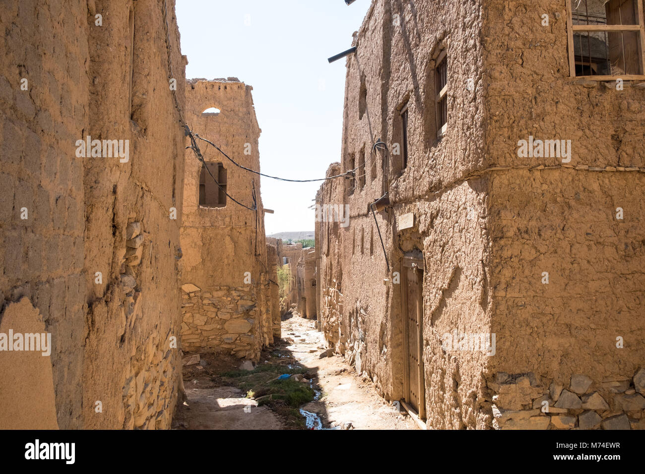 Old village of Al Hamra , Nizwa, Sultanate of Oman Stock Photo - Alamy