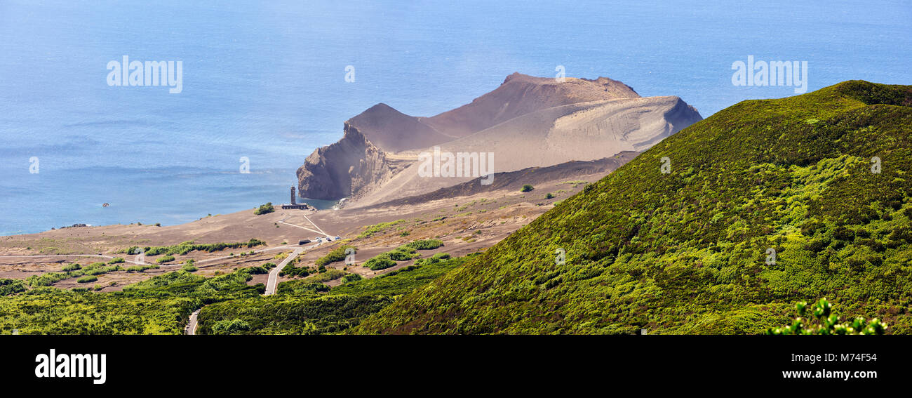 The vulcao dos capelinhos eruption in 1957 hi-res stock photography and ...